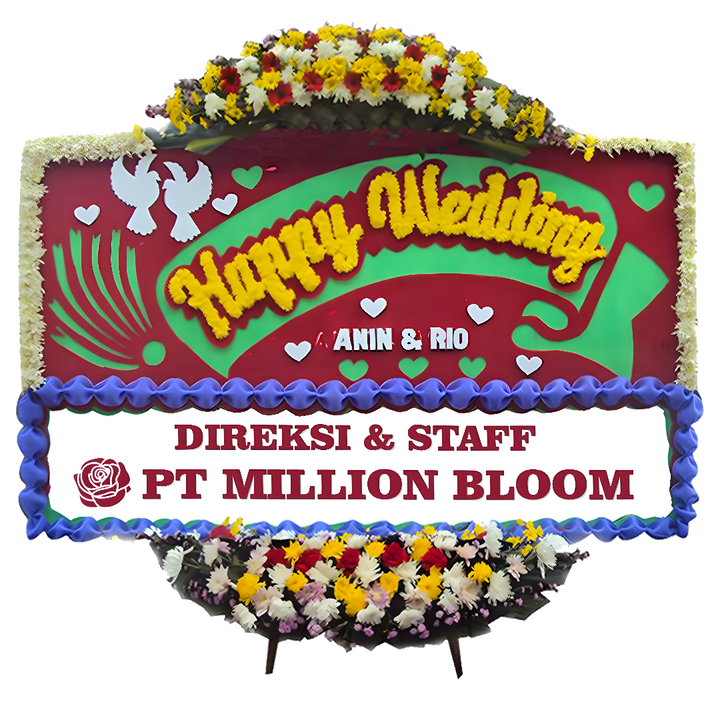 Wedding Bells - Bunga Papan