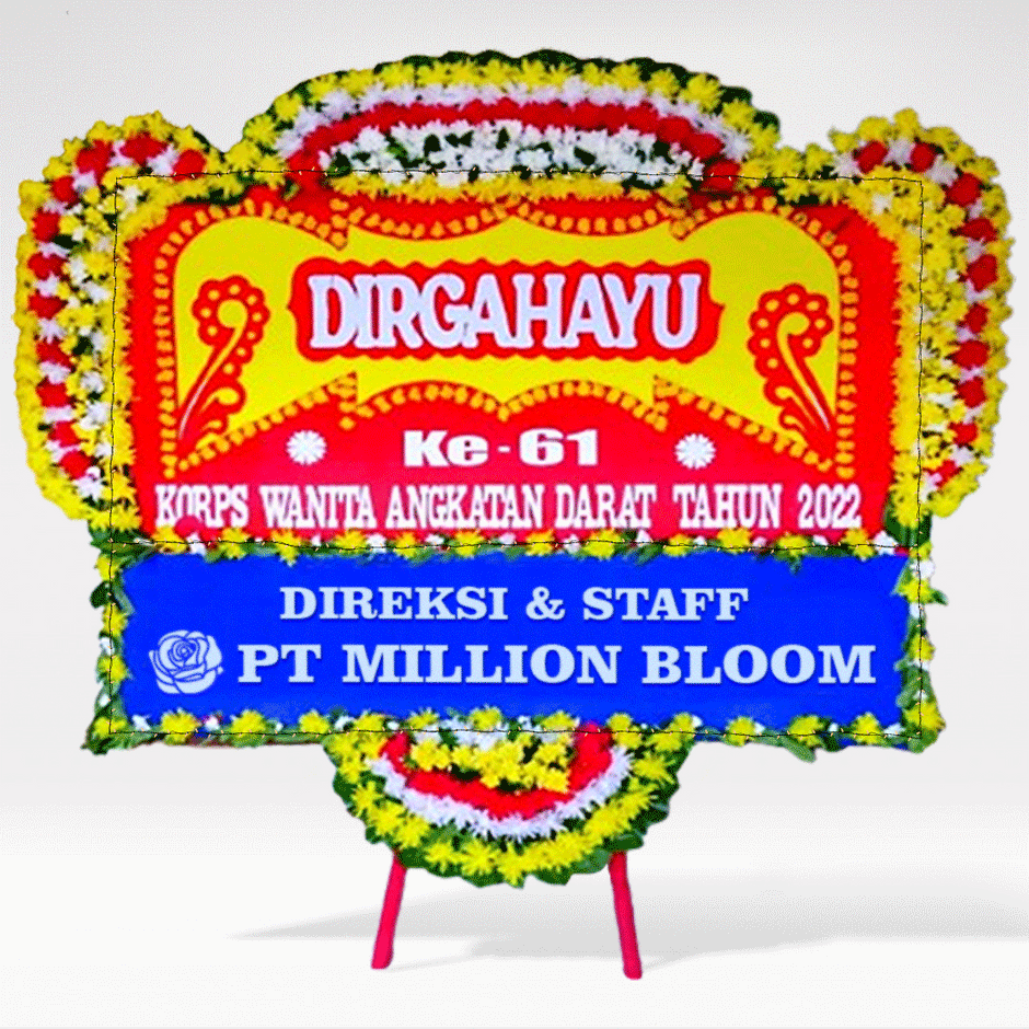 Jual Papan Bunga Ucapan Selamat - Gratis ONGKIR | Million Bloom®